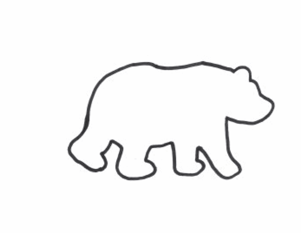Free Printable Polar Bear Template - Elmo Coloring Sheets