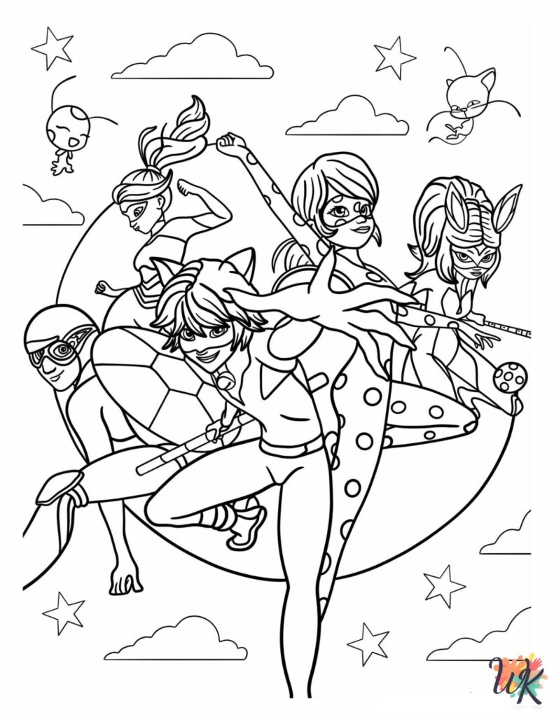 Miraculous Ladybug Coloring Pages - Elmo Coloring Sheets