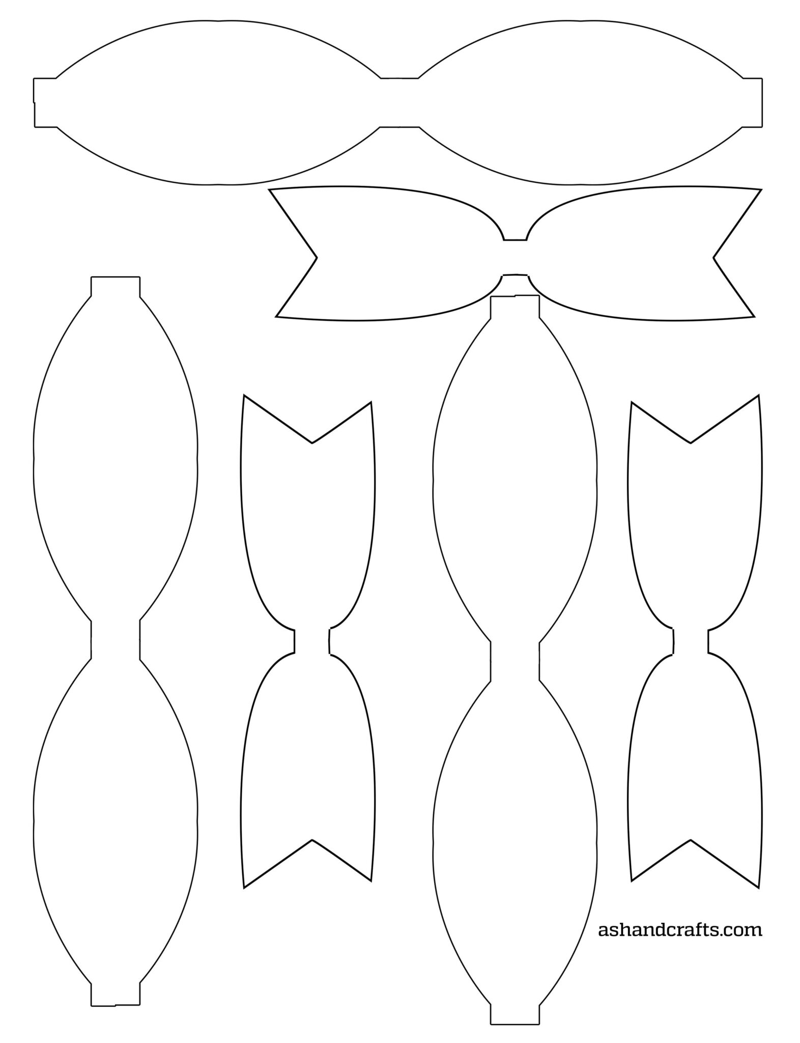 Printable Bow Template Free - Elmo Coloring Sheets