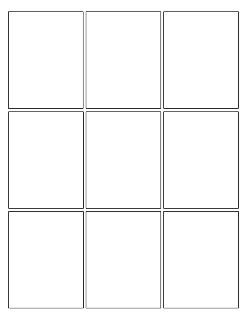 Template For Comic Strip Free Printable - Elmo Coloring Sheets