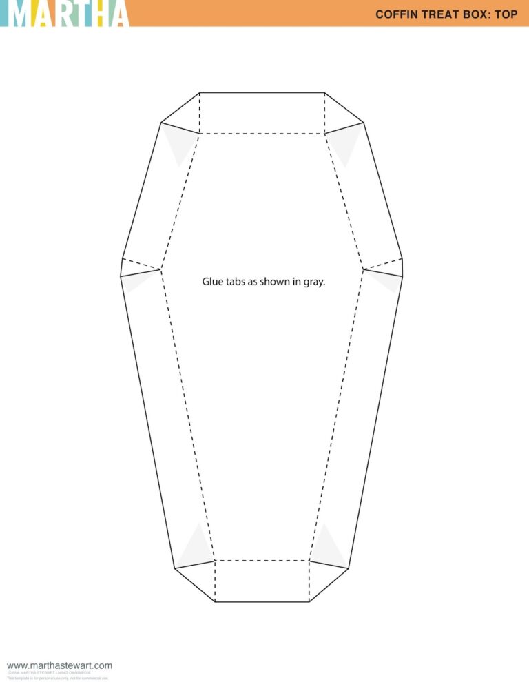 Free Printable Coffin Template Printable - Elmo Coloring Sheets