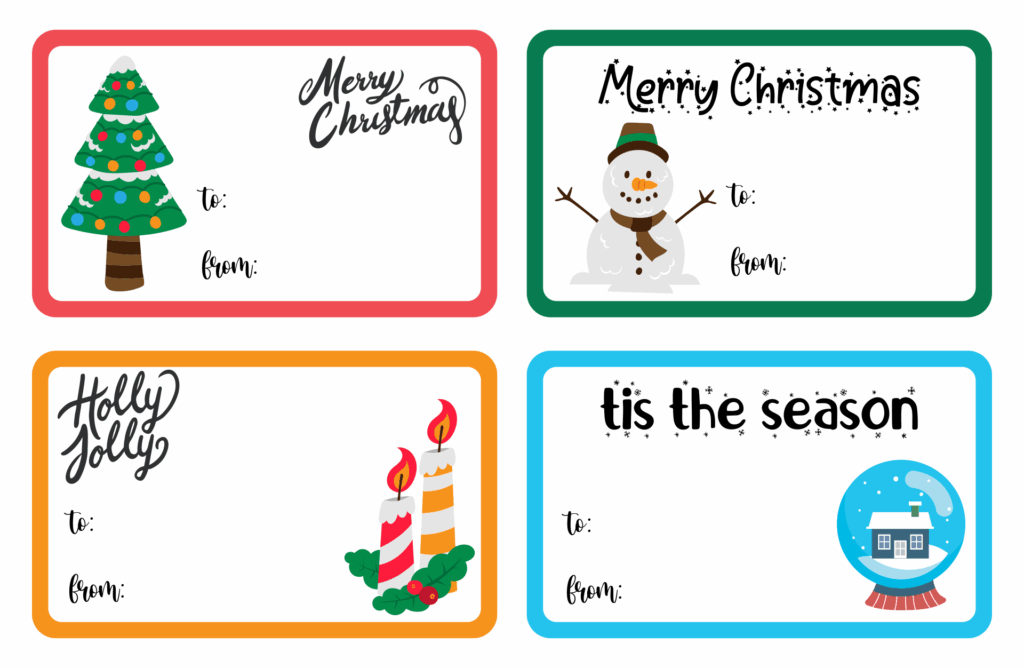 Free Printable Gift Label Templates - Elmo Coloring Sheets