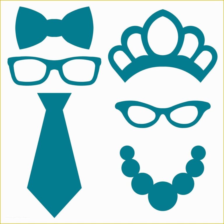 Free Printable Photo Booth Props Template - Elmo Coloring Sheets