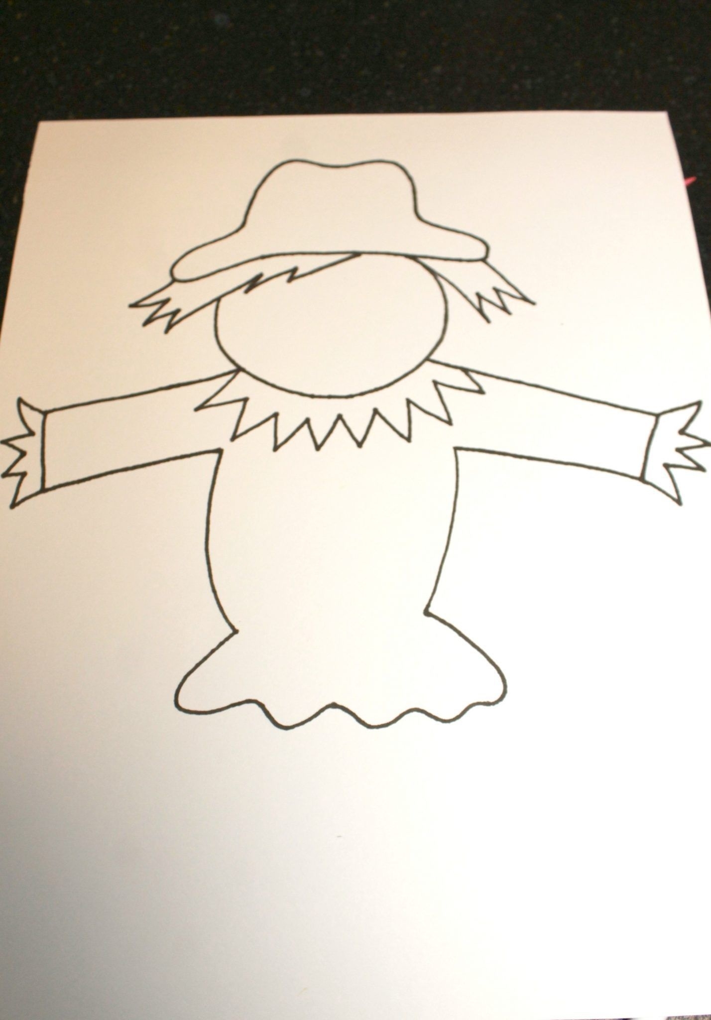Scarecrow Template Printable Free - Elmo Coloring Sheets