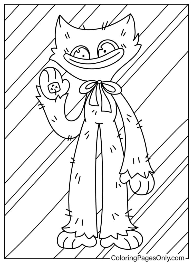 Huggy Wuggy Coloring Page - Elmo Coloring Sheets
