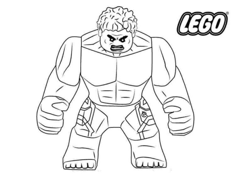Hulk Coloring Page - Elmo Coloring Sheets