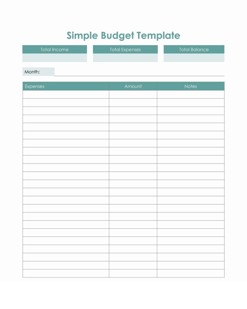 Budget Template Printable Free - Elmo Coloring Sheets