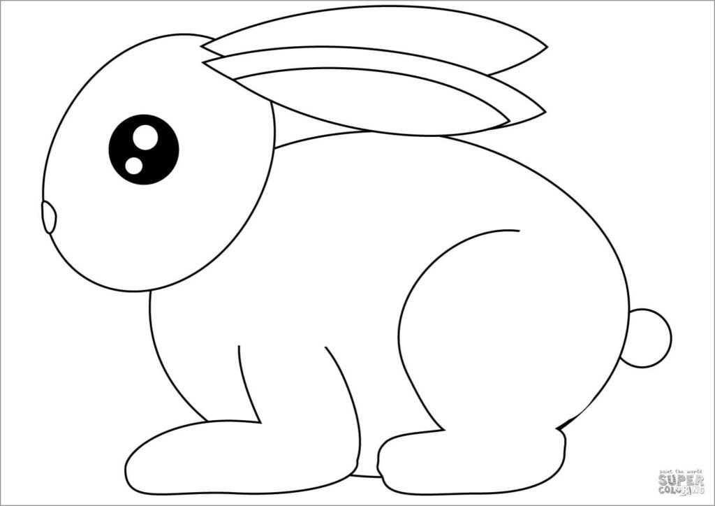 Rabbit Coloring Pages - Elmo Coloring Sheets