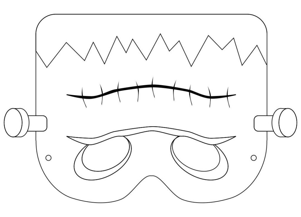 Mask Templates Free Printables - Elmo Coloring Sheets