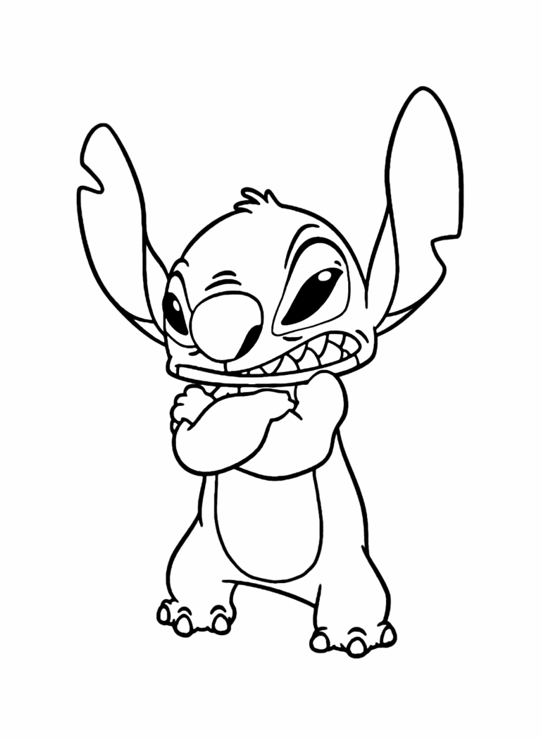 Stitch Coloring Pages Printable - Elmo Coloring Sheets