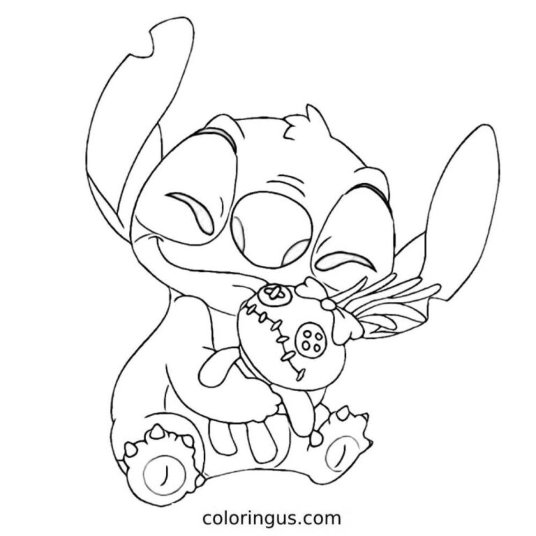 Stitch Coloring Pages - Elmo Coloring Sheets
